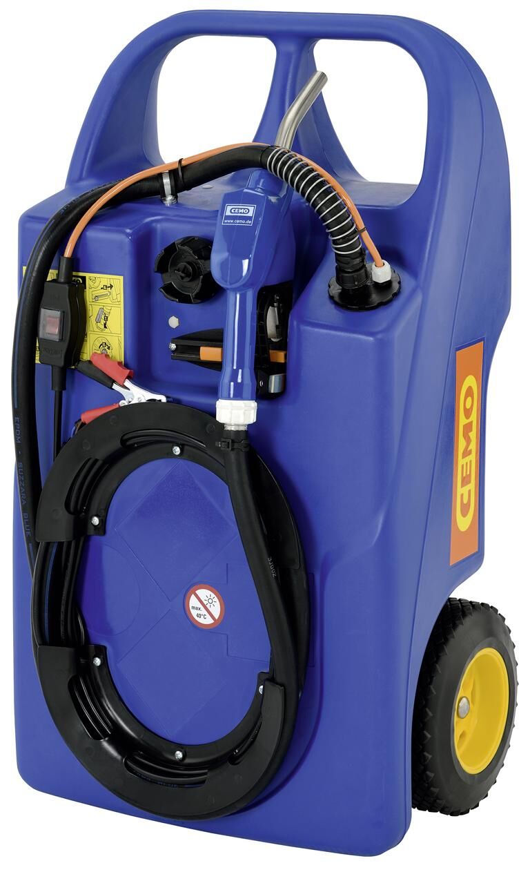 Cemo AdBlue®-Trolley 60-Liter mit Tauchpumpe und CAS-Akku - 11599
